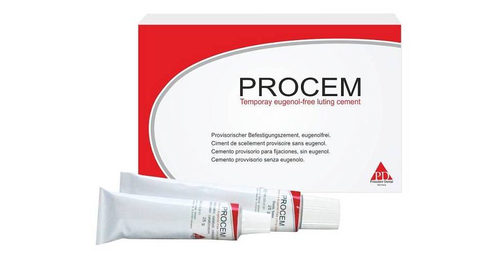 Procem - цемент для временного цементирования | Армада Дентал интернет ...